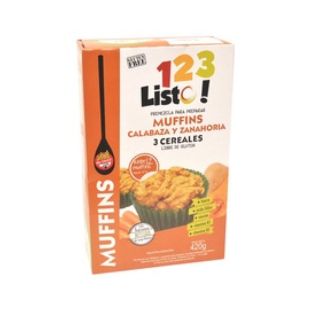 Premezcla 123 Listo Muffins Calabaza y Zanahoria x 420 grs. – Bensor ...